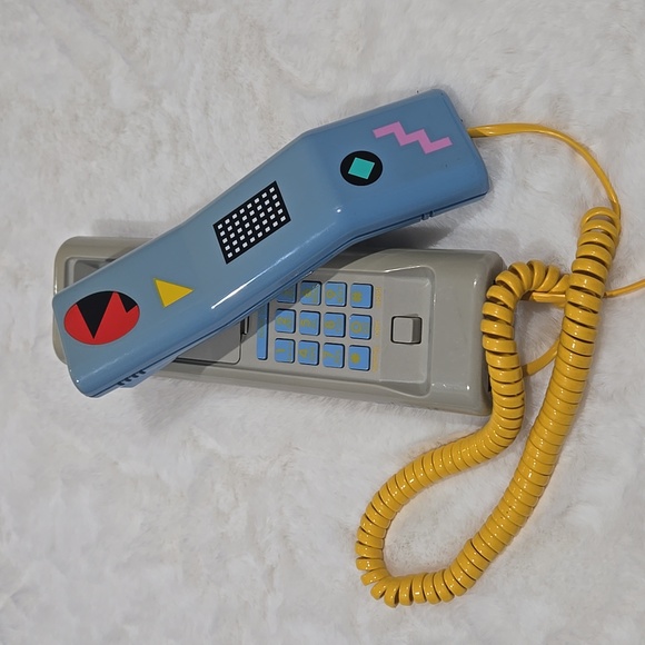 Swatch | Other | Vintage Swatch Twin Phone Like New Retro Colors Blue ...